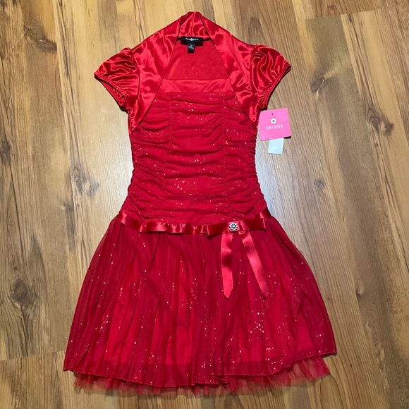 Amy Byer | Dresses | Amy Byer Big Girls Allover Glitter Tutu With ...